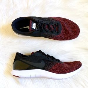 Nike | Shoes | Nike Flex Contact Blackblack Dark Team Red | Poshmark
